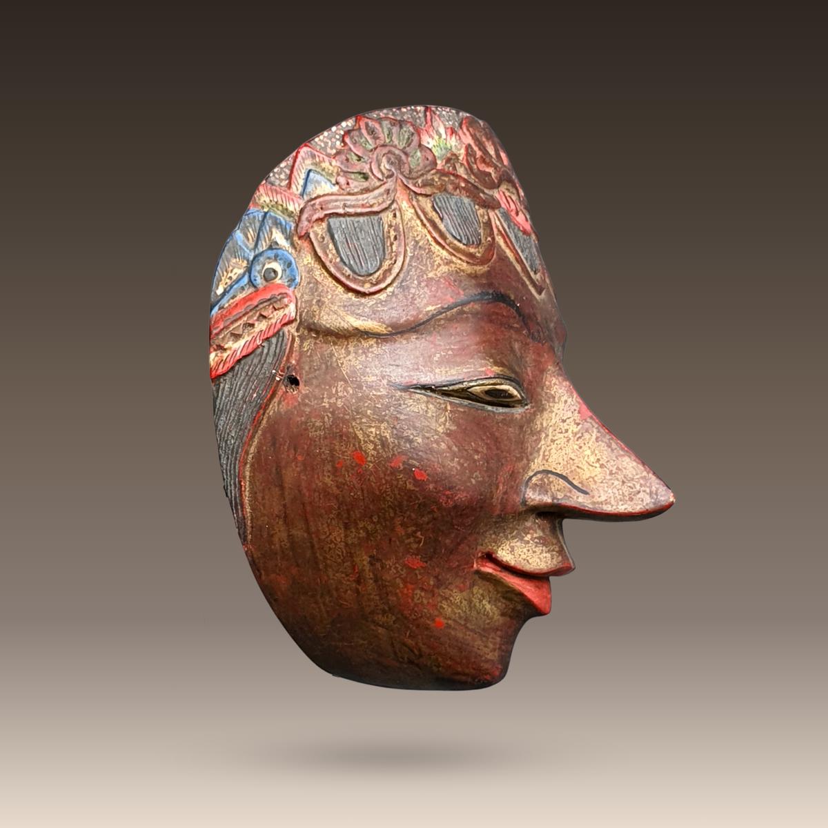 Beautiful Old Javanese Royal Mask From Solo - Etsy