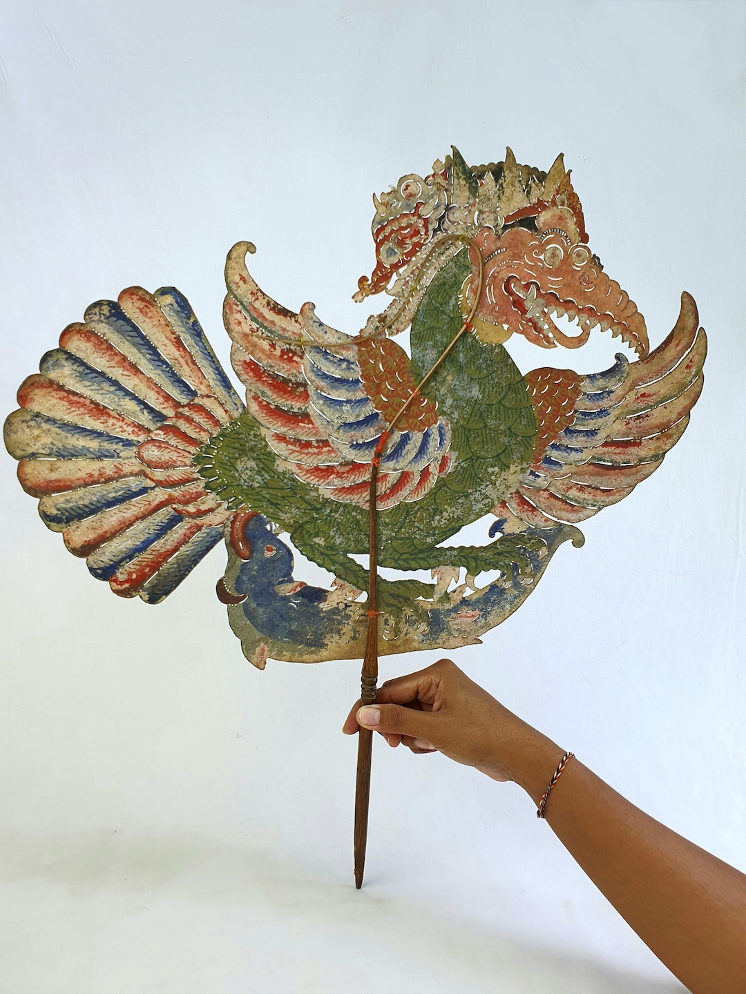 Mythical Animal Antique Collection Jatayu Bird Shadow Puppet From ...