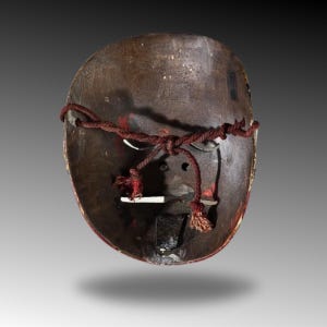 Old Japanese Cepot Mask of Clown -wayang Topeng Wall Art - Etsy