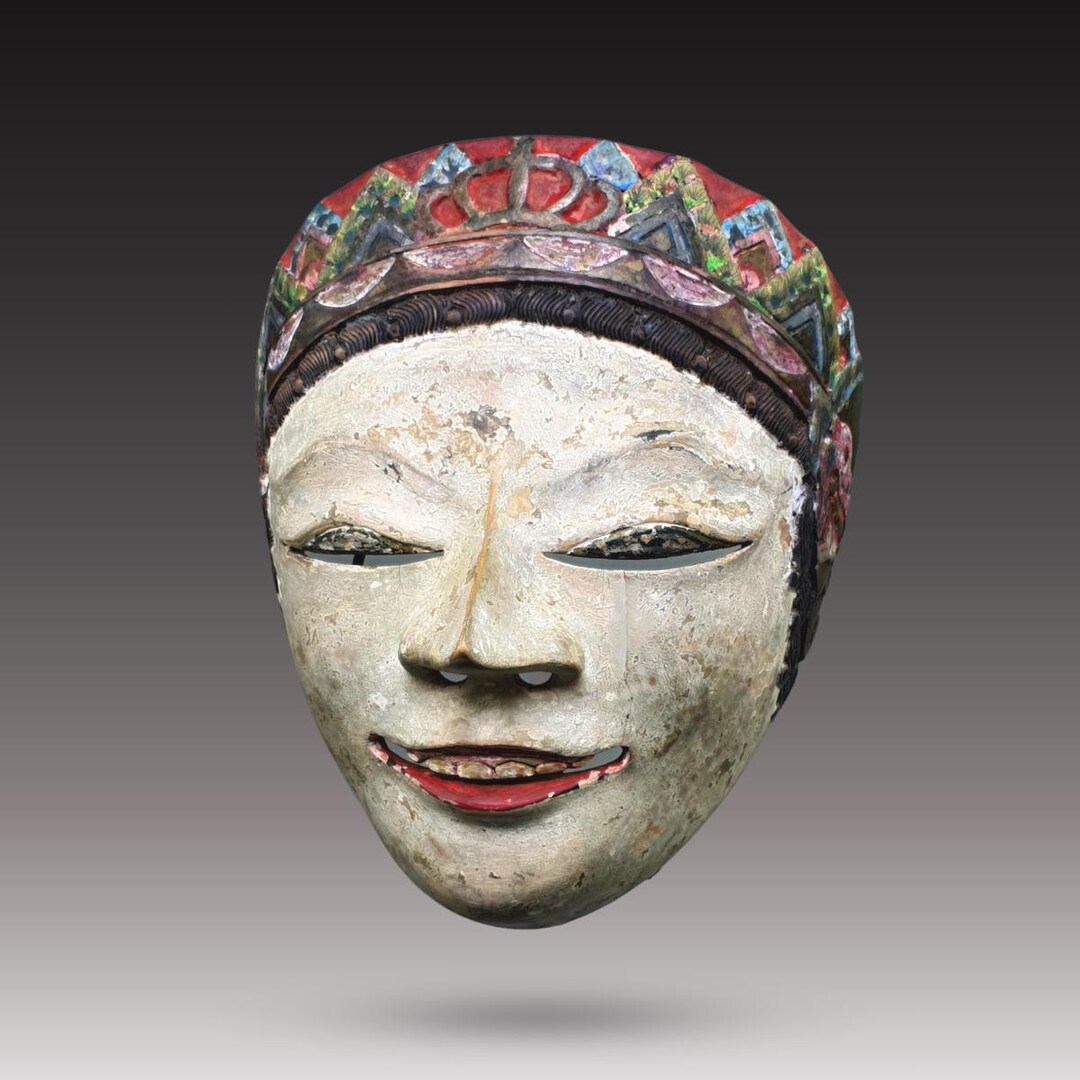 Rare Old Panji Mask of a Javanese Prince. - Etsy
