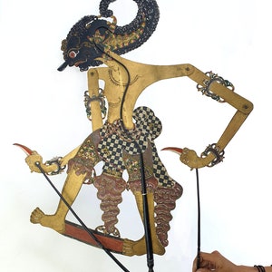 Hand Puppet - Very Fine Javanese Shadow Puppet : "bima" the Power ...