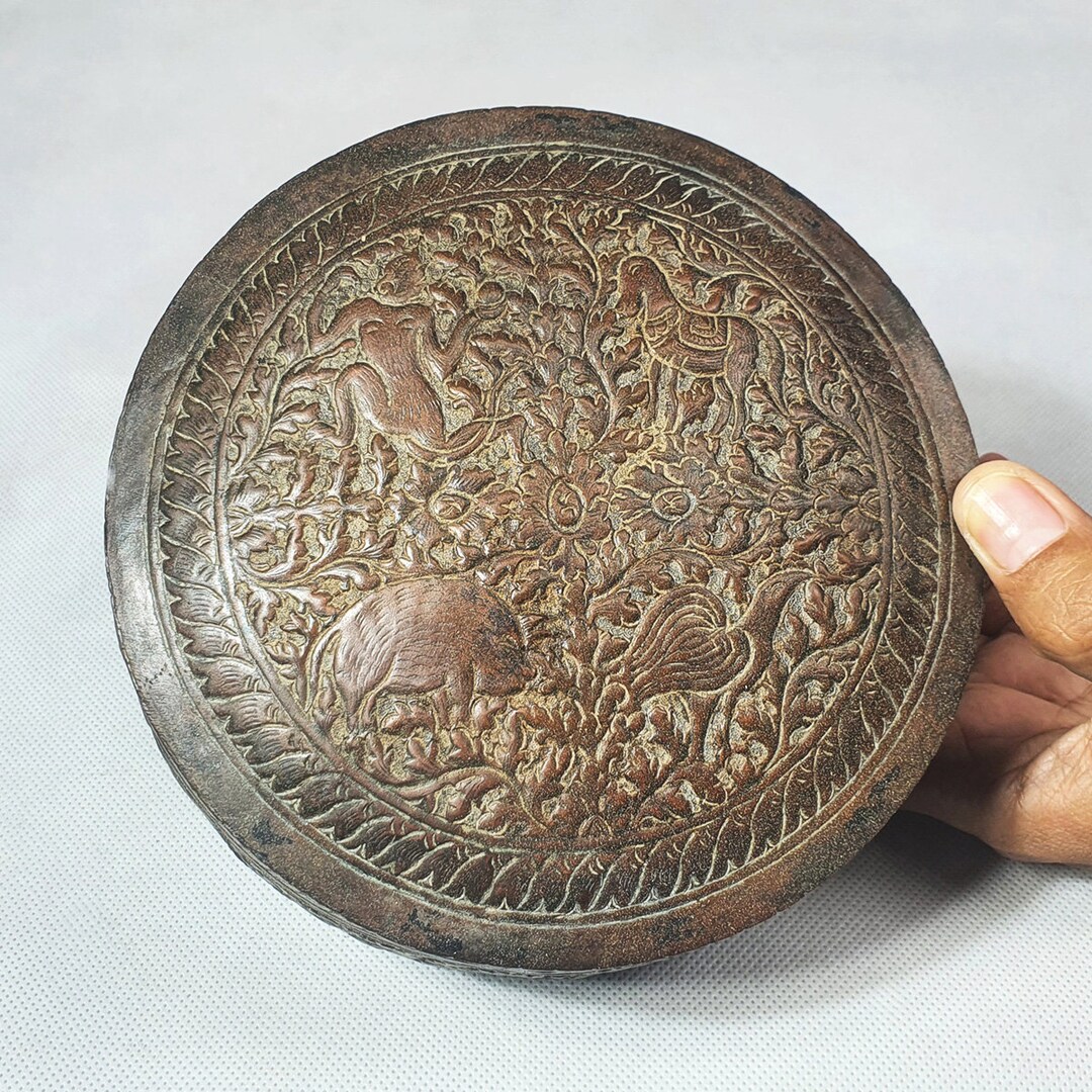 1940s Treasure From Bagan - Handcrafted Copper Box - Etsy