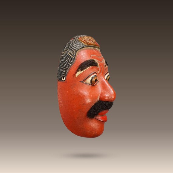 Antique Balinese Prime Minister Mask - Gem