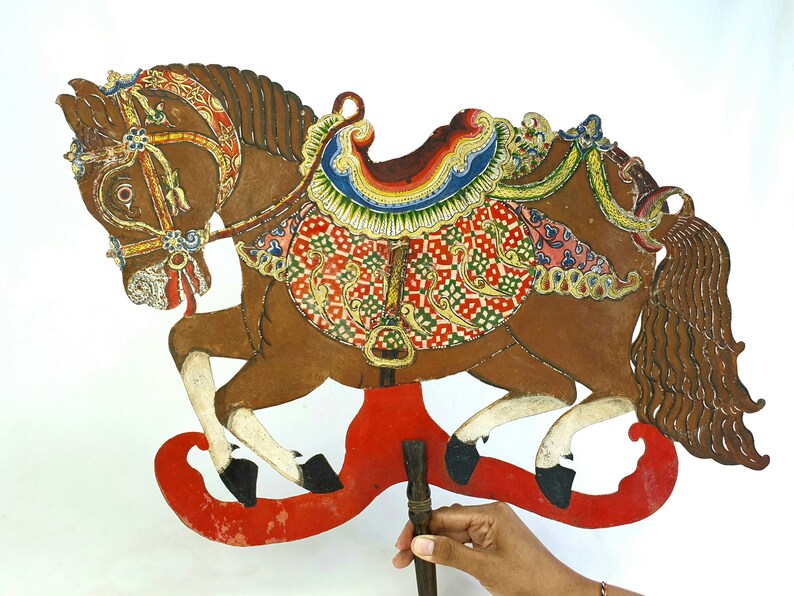 Antique Collection: Royal Horse Wayang Kulit - Etsy