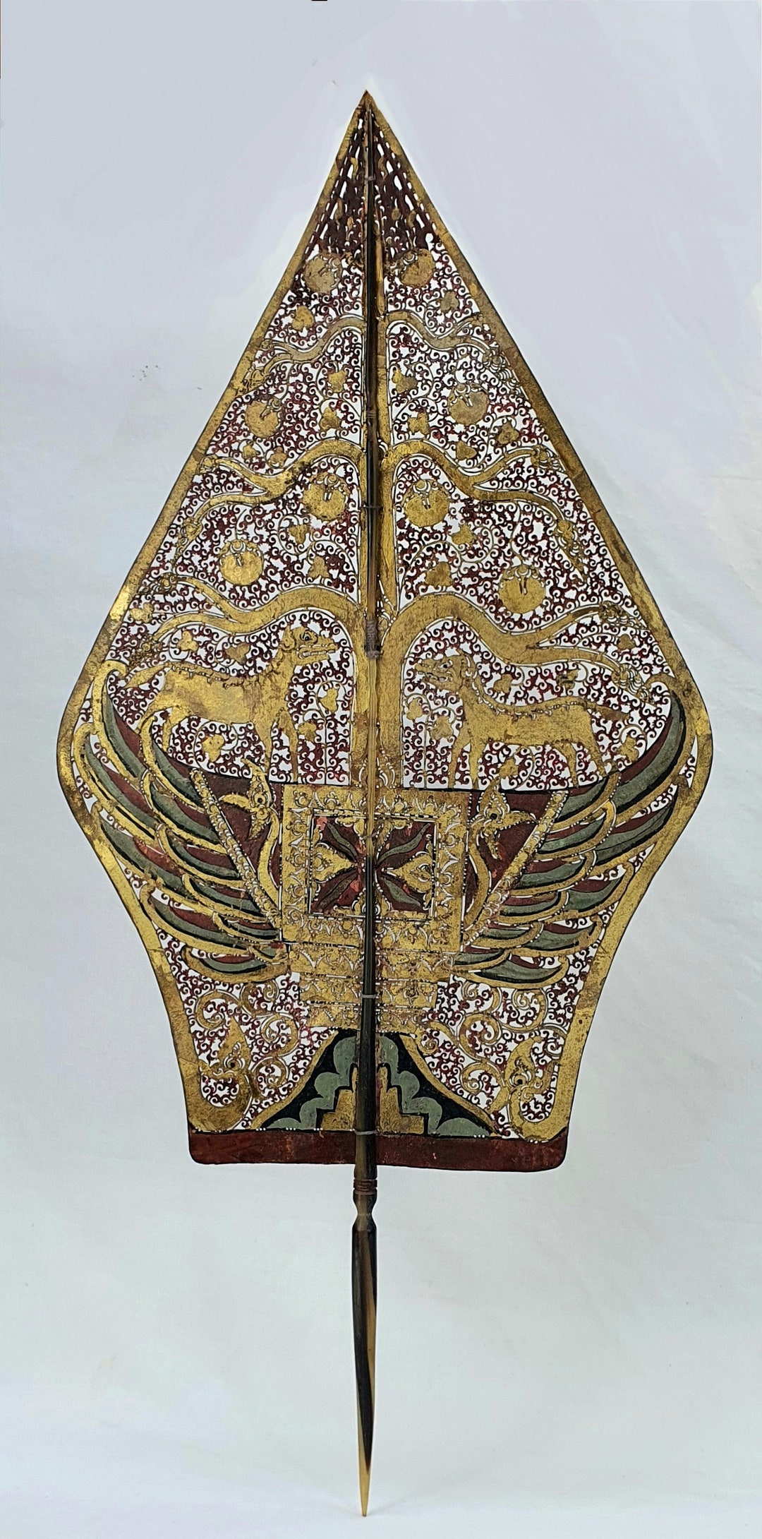 Fine and Rare Kayon Shadow Puppet From Central Java - Etsy Singapore