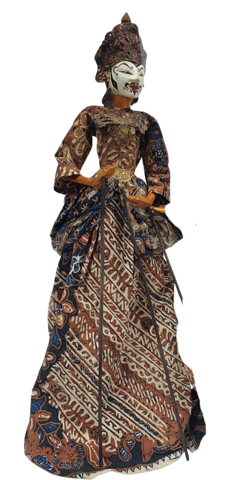 Wayang Golek Panji Wooden Puppet | Handmade Indonesian Folk Art ...