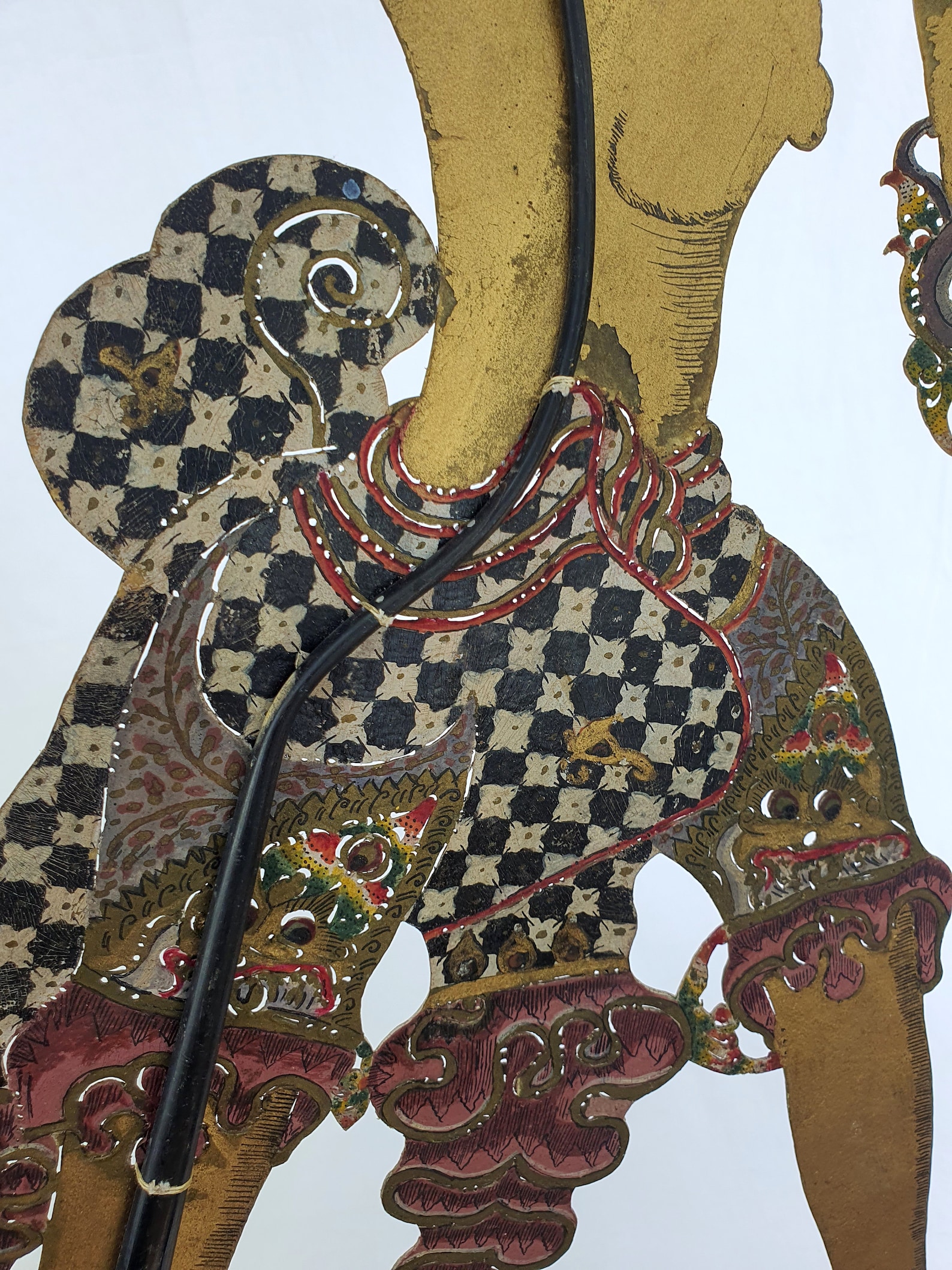 Hand Puppet - Very Fine Javanese Shadow Puppet : "bima" the Power ...