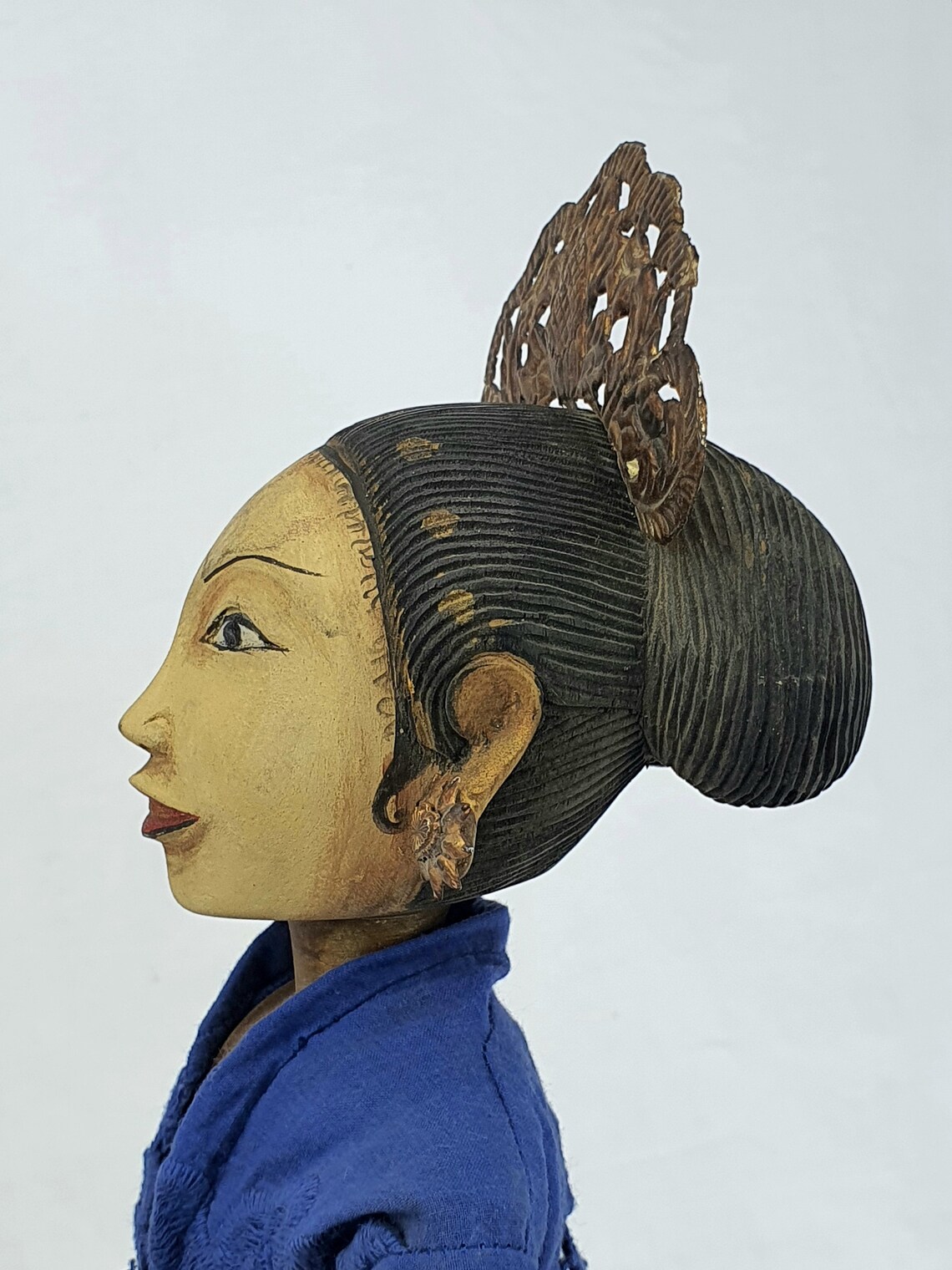 Girl Puppet, Hand Puppet, Traditional Indonesian Art Wayang Gambyong ...