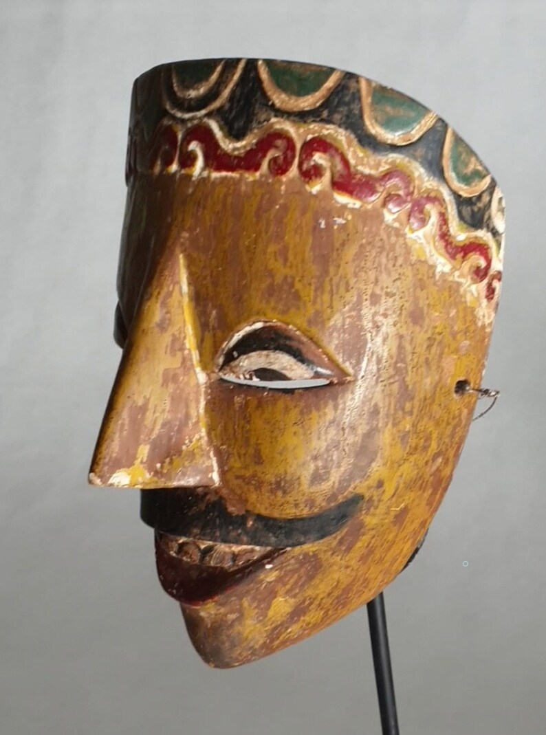 Old Javanese Panji Prince Mask - Etsy