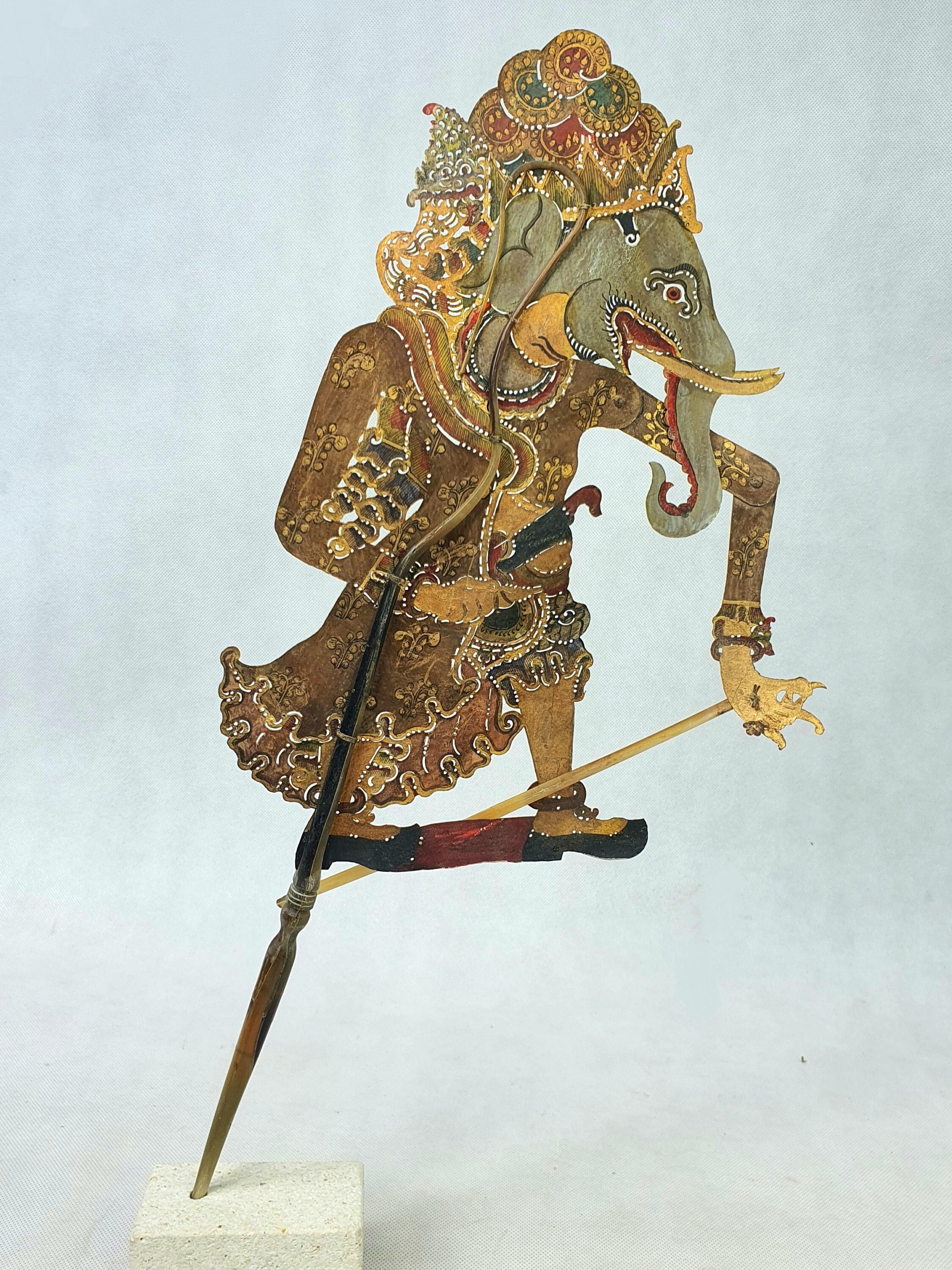 Medium Size Wayang Kidang Kencana Ganesh the God of Wisdom - Etsy Singapore
