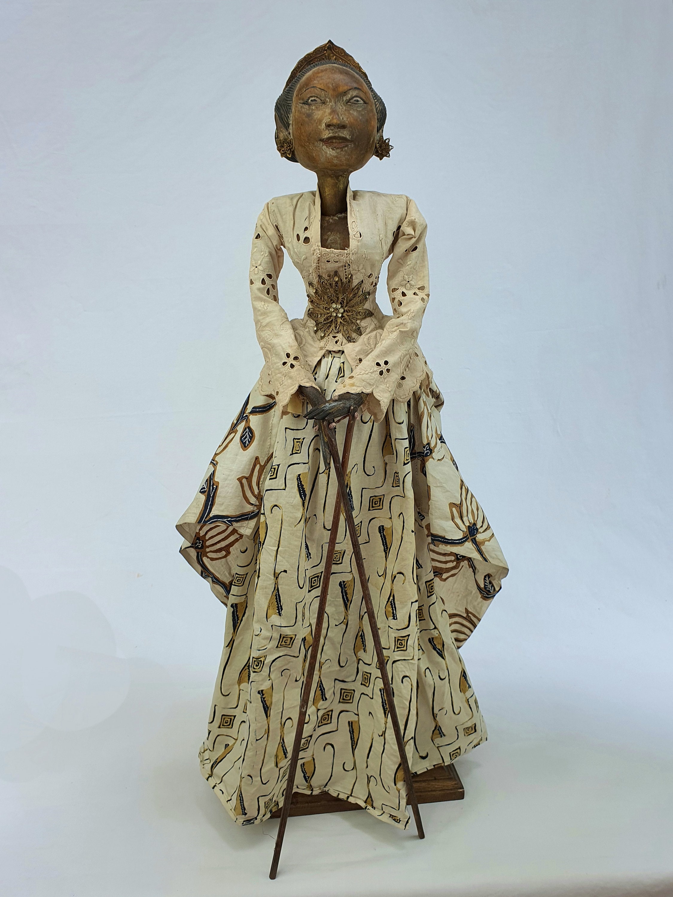Girl Puppet, Vintage Style Antique Collection. Beautiful Old Wayang ...