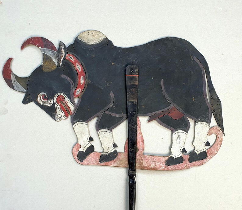 Over 70 Years Old Buffalo Shadow Puppet - Etsy