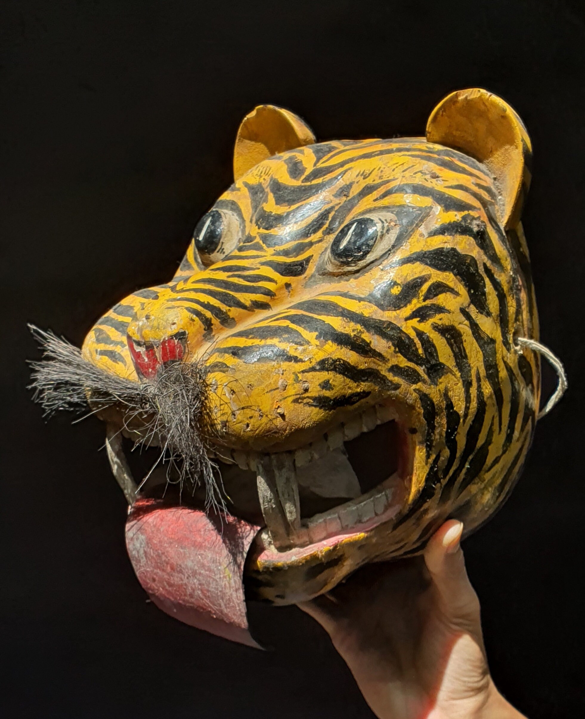 Antique Tiger Mask Macan Barongan From Central Java by Theater Art ...