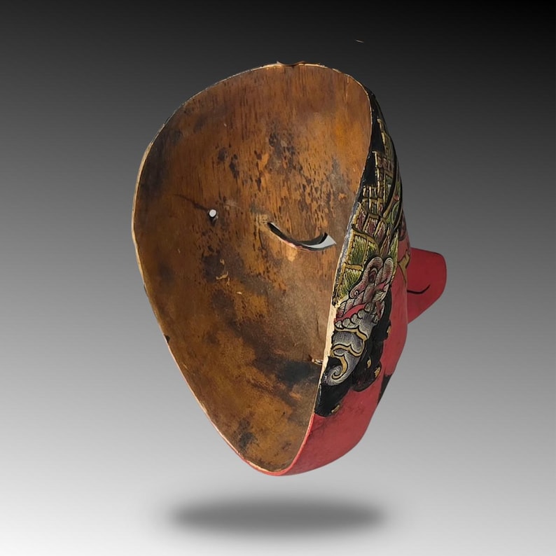 Vintage Wayang Topeng Mask From Java | Indonesian Cultural Collectible ...