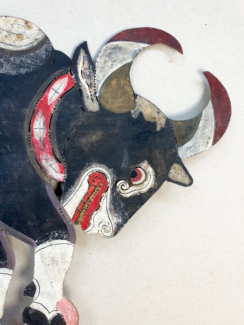 Over 70 Years Old Buffalo Shadow Puppet - Etsy