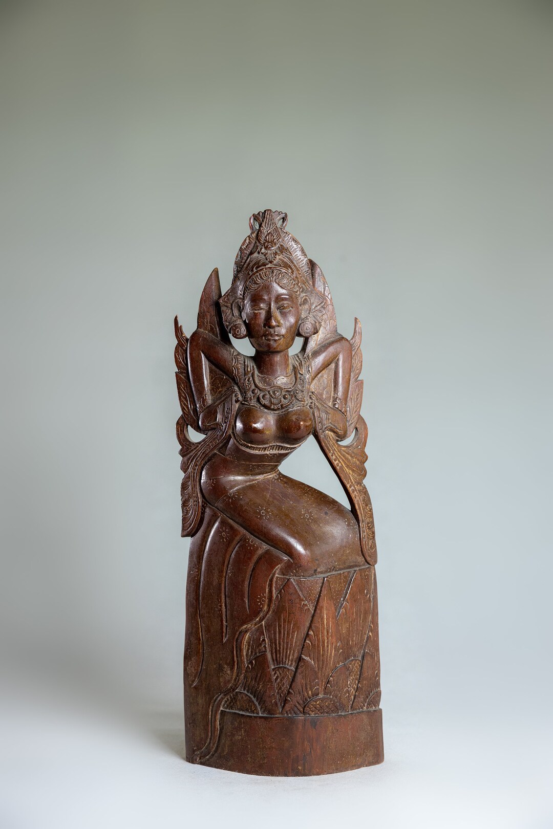 Bali Gift - Dancing Angel - Balinese Vintage Wood Carving - Etsy