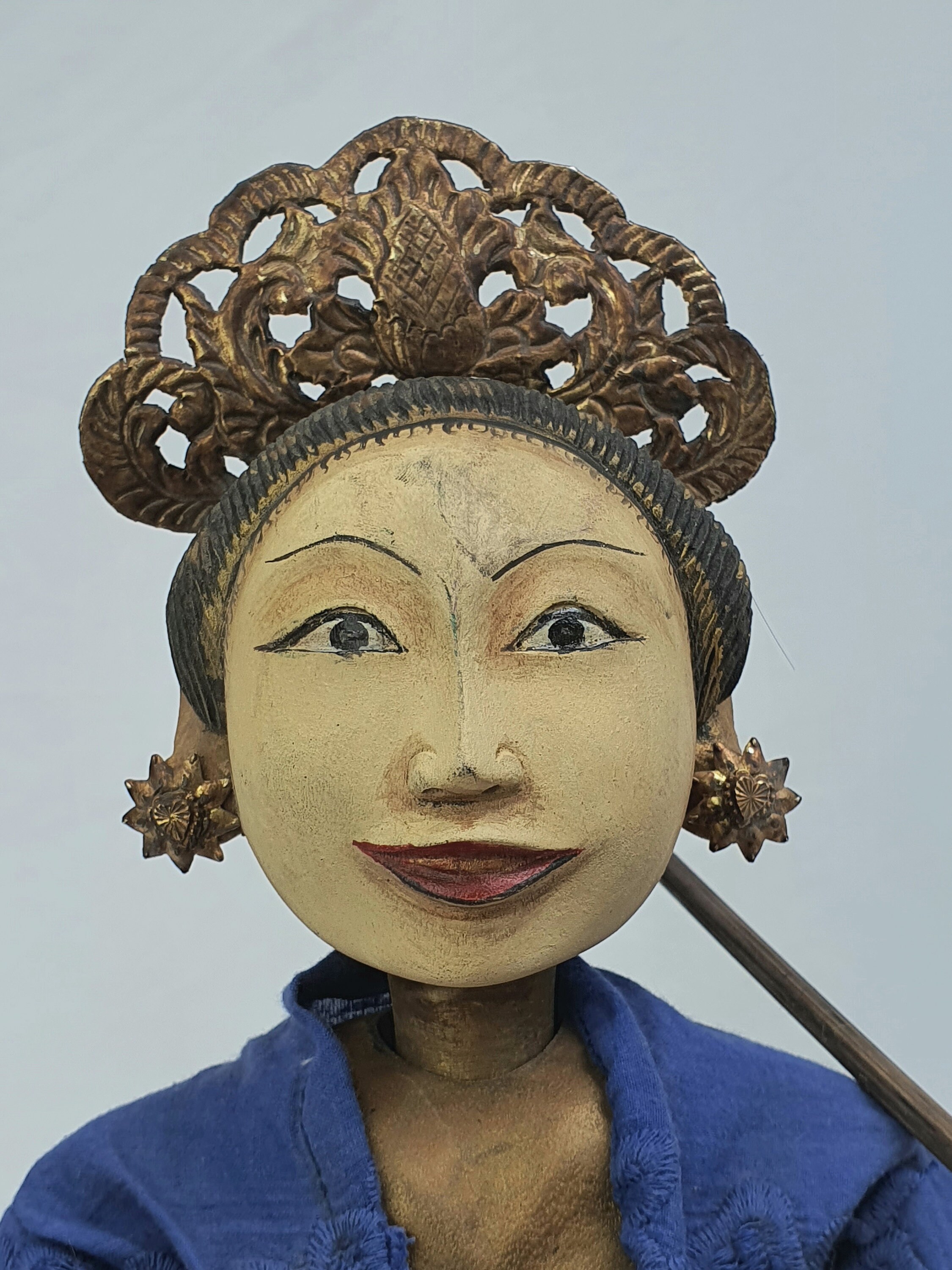 Girl Puppet, Hand Puppet, Traditional Indonesian Art - Wayang Gambyong ...