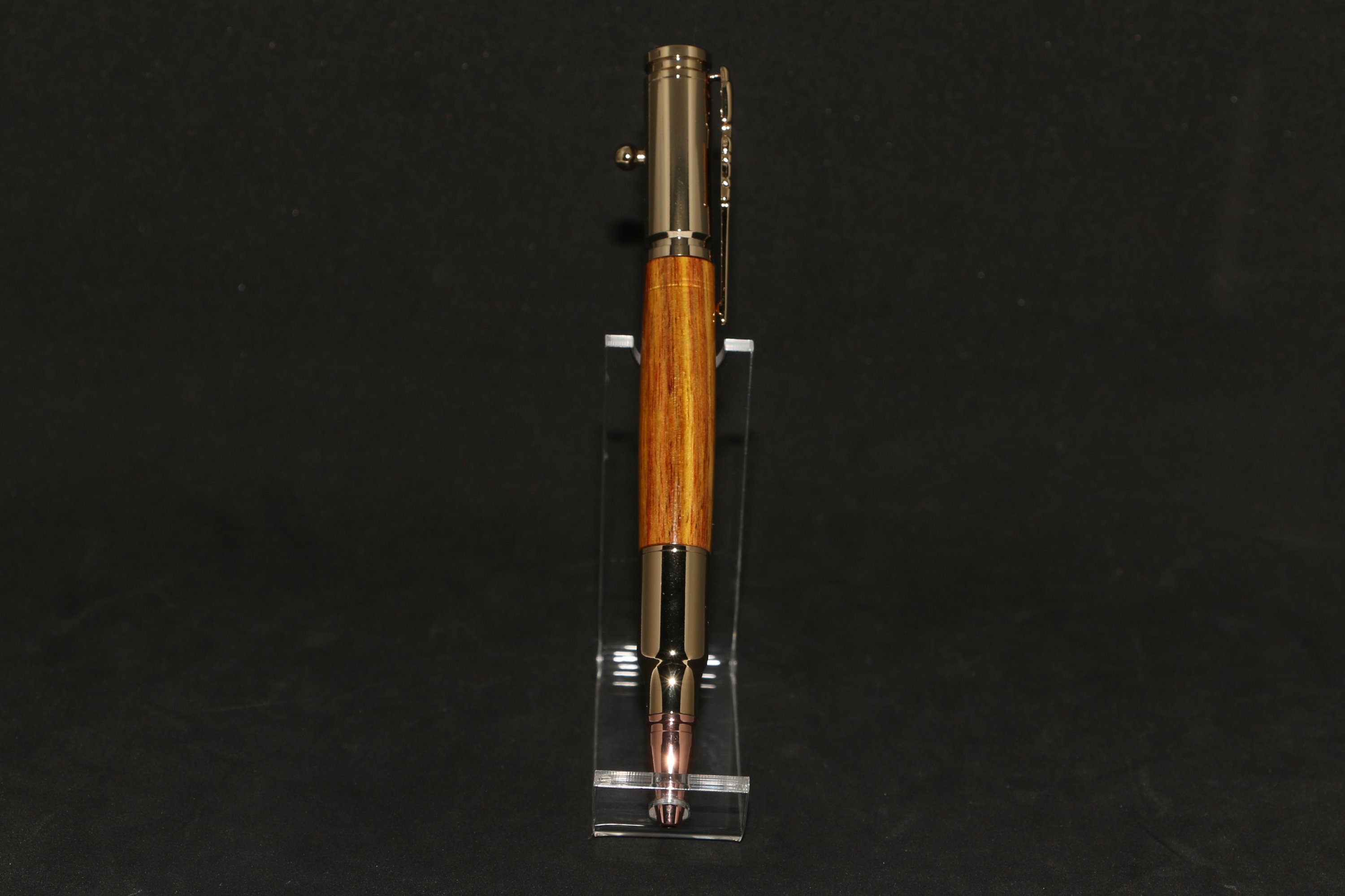 Canarywood Bolt Action Click Bullet Pen - Etsy