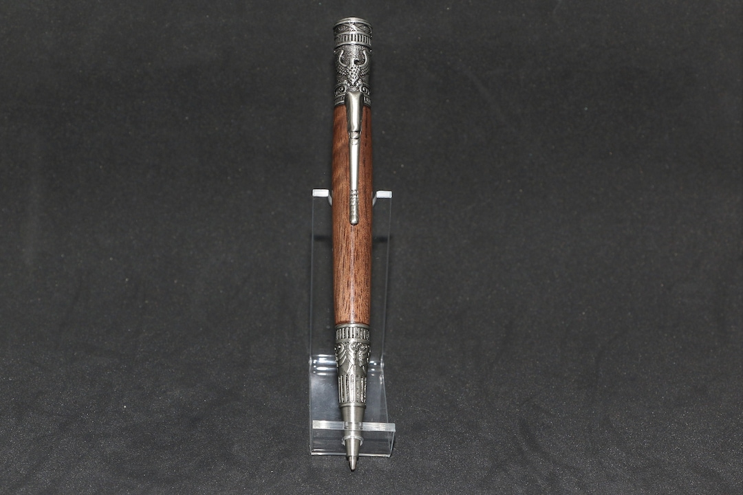 Walnut Federal Twist Pen in Antique Pewter (retired Pen Kit) - Etsy