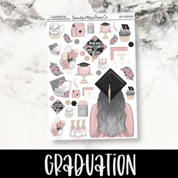 Graduation Stickers - Etsy