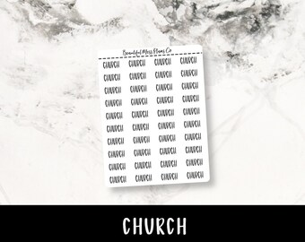 Church Planner Stickers Religious Stickers Erin Condren Life Planner ...