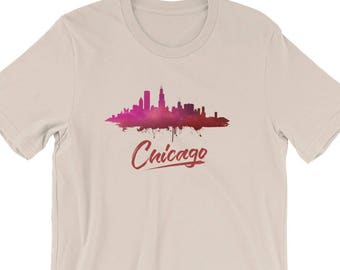 Chicago Chicago Flag Chicago Flag with Skyline & Heart | Etsy
