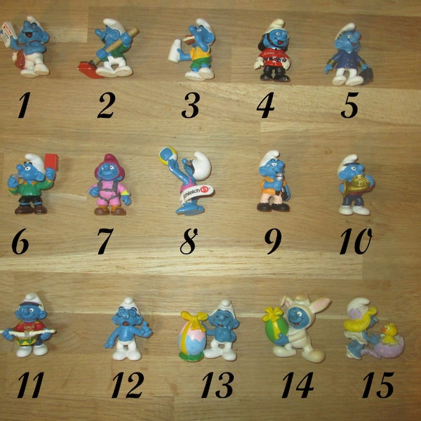 Rare Smurf Figurines - Etsy