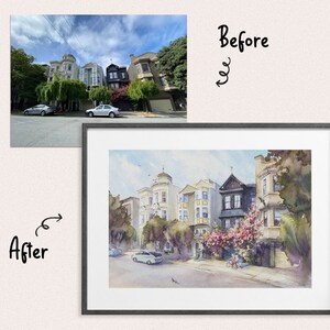 Commission Devon Coastal Wall Art Custom Sea Cliff Watercolor - Etsy