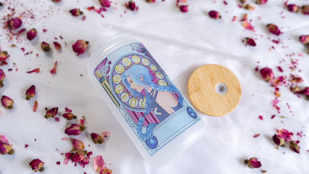 Jinx Arcane League of Legends Art Nouveau Alphonse Mucha Frosted ...