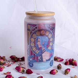 Jinx Arcane League of Legends Art Nouveau Alphonse Mucha Frosted ...