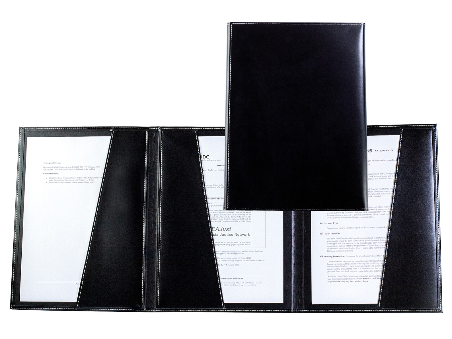 Contract and Certificate Folder With 3 Compartments DIN A4 Cambridge ...