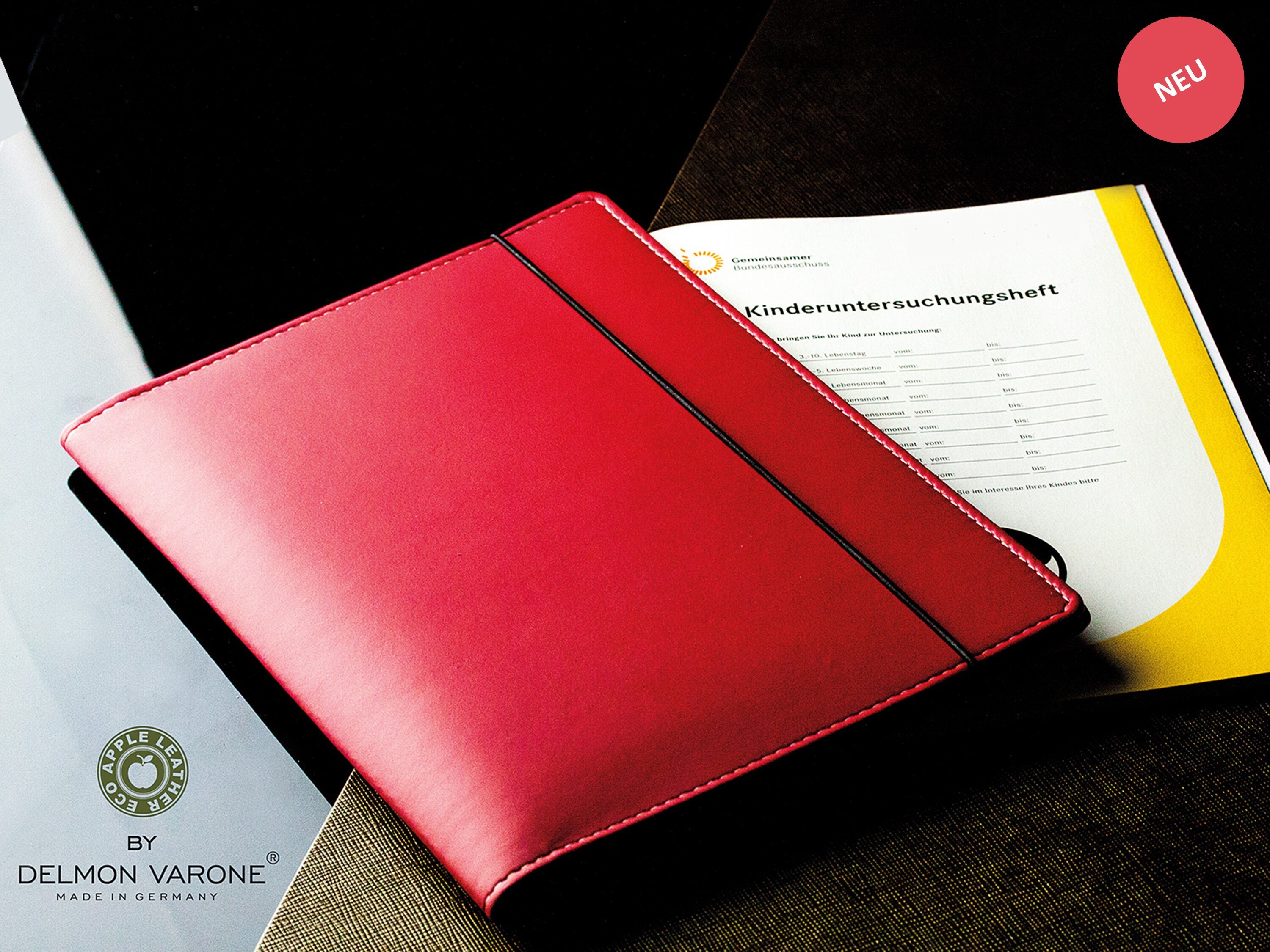 Children's examination booklet Cover made of eco apple | Etsy