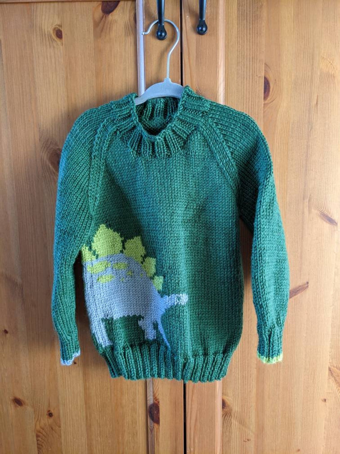 Kids Dino Sweater Knitting Pattern - Etsy
