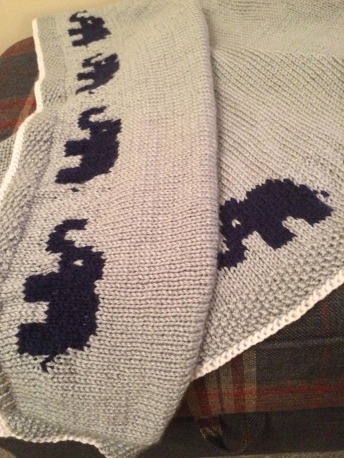 Baby Elephant Blanket Knitting Pattern - Etsy