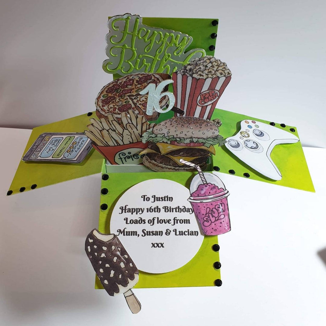 Super Cool 3D Pop up Box Card - Etsy