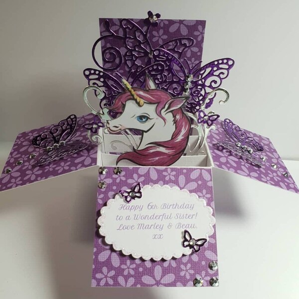 Pop up Box Card - Etsy