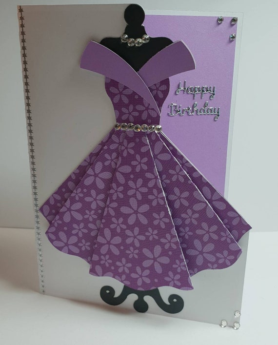 Handmade Dress Card