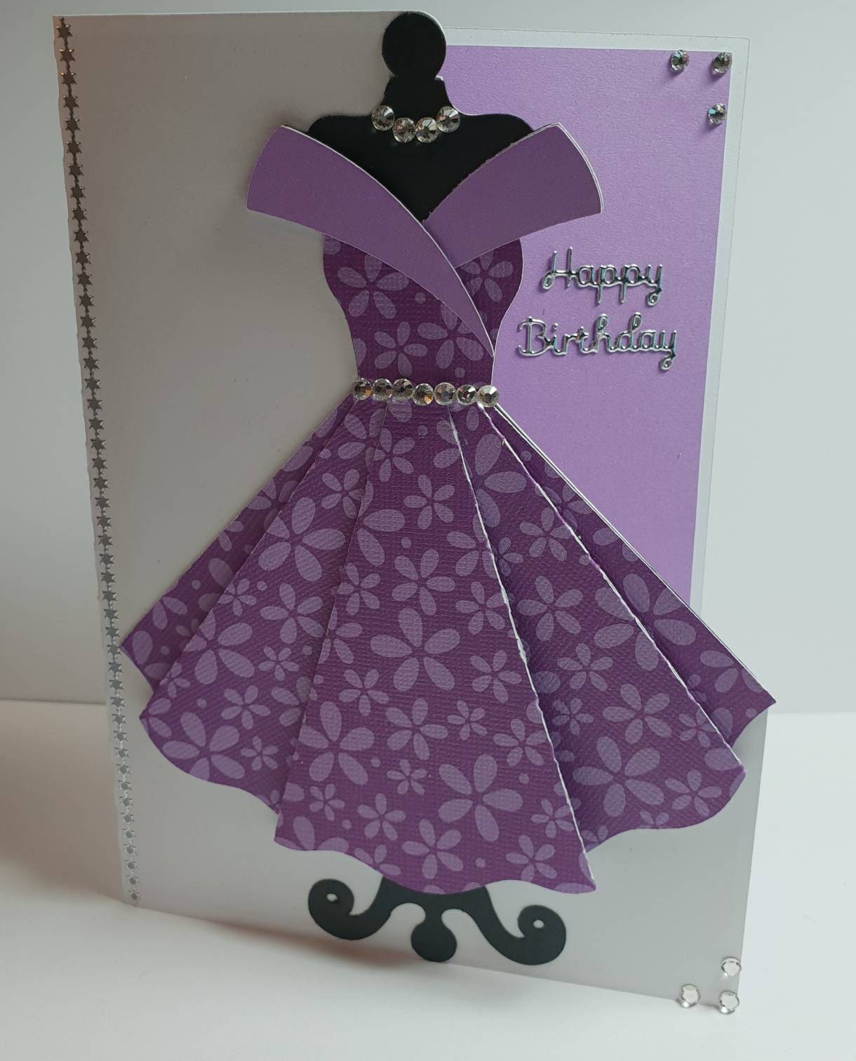 Beautiful 3D Darling Dress Card - Etsy