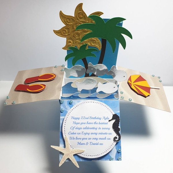 Pop up Box Card - Etsy