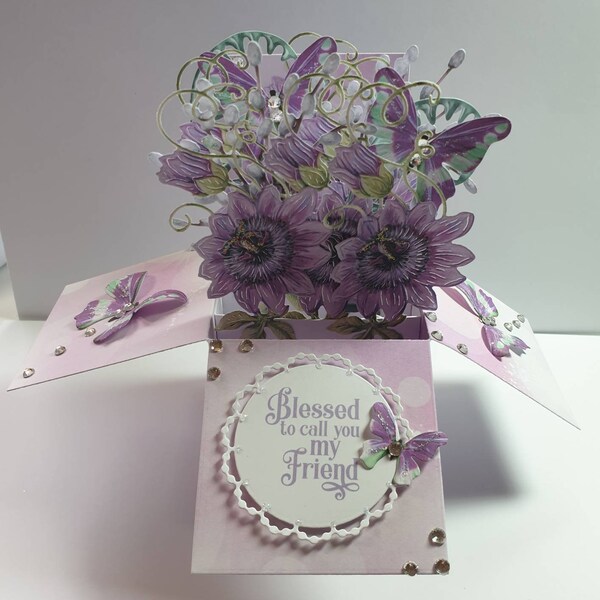 Pop up Box Card - Etsy
