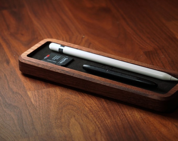 Wooden Desk Tidy / Catch All Tray - Etsy