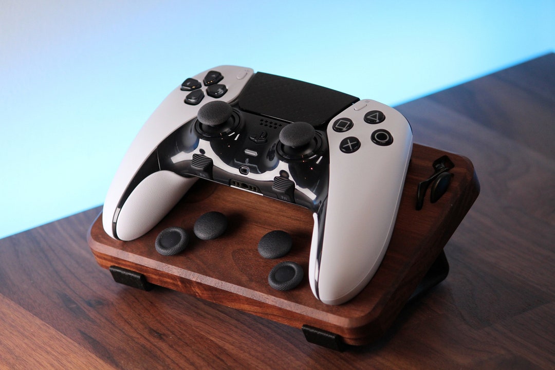 PS5 Dualsense Edge Stand Sustainable Hardwood Display Handmade in UK - Etsy