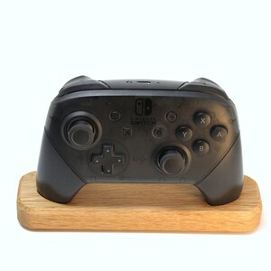 Nintendo Switch Pro Controller Stand Sustainable Oak Hardwood Display Handmade in UK - Etsy
