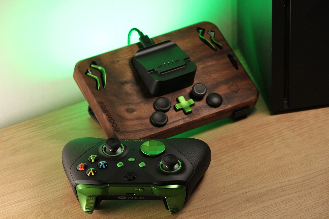 Xbox Elite Series 2 Controller Stand Sustainable Walnut Hardwood ...