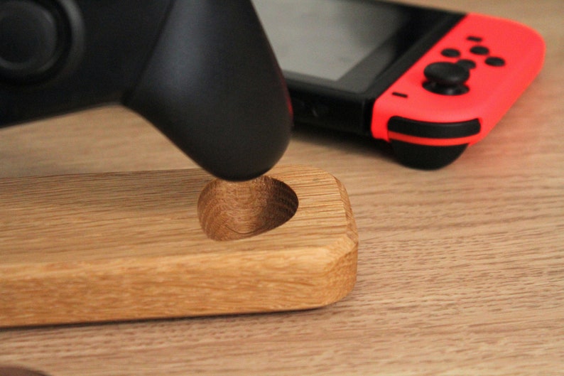 Nintendo Switch Pro Controller Stand Wooden Oak - Etsy