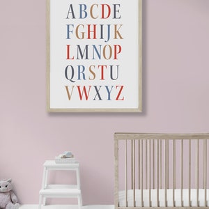 Elegant Alphabet Printable Poster - Etsy
