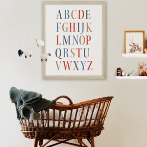 Elegant Alphabet Printable Poster - Etsy