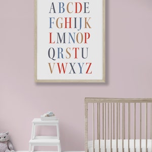 Elegant Alphabet Printable Poster - Etsy