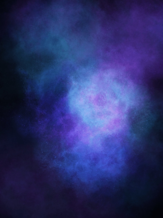 Blue Galaxy PNG - Etsy