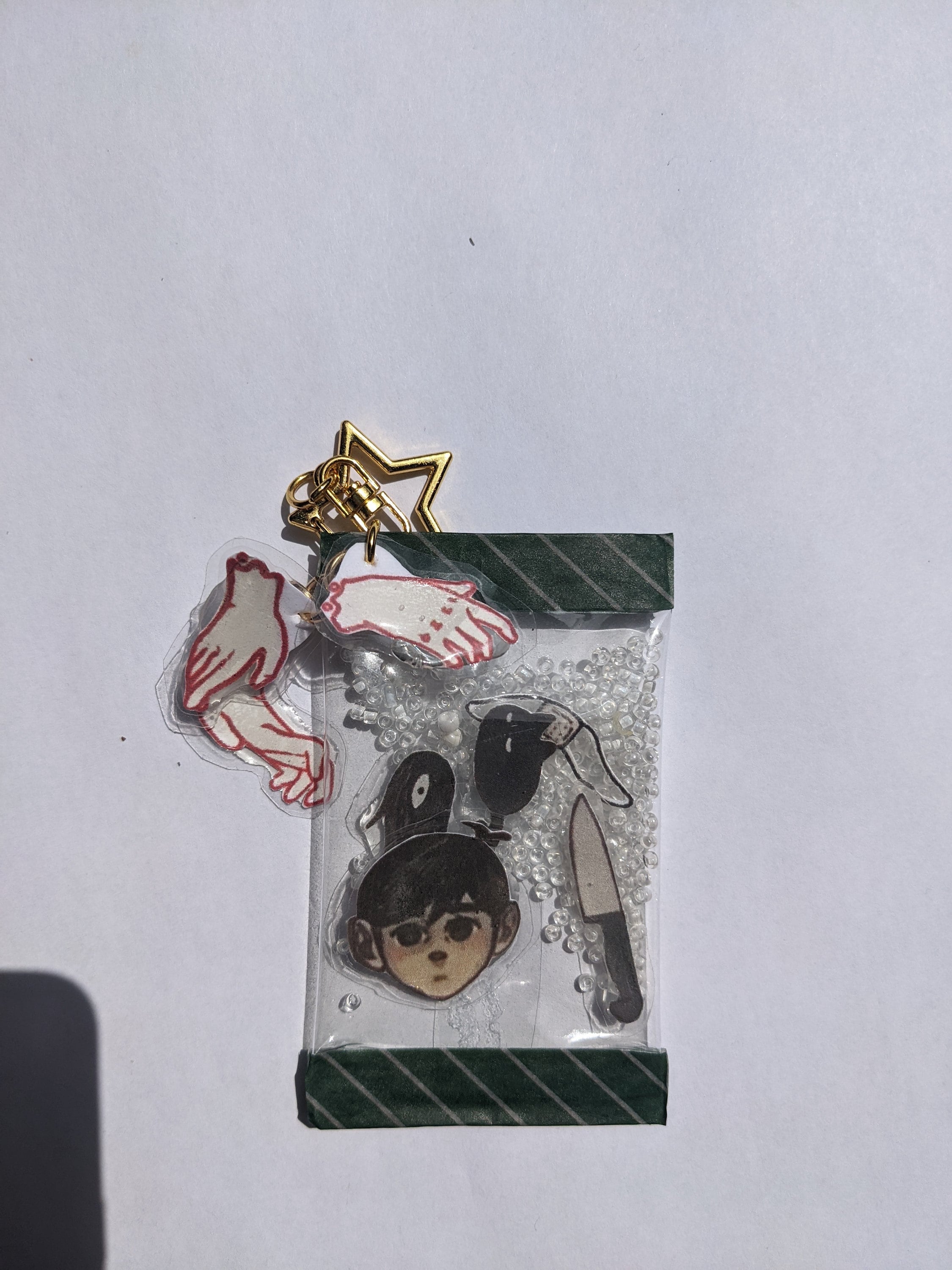 Omori Candy Wrapper Shaker Charm - Etsy